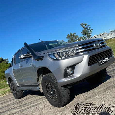 Toyota Hilux N80 Mid Entry Stainless Snorkel Precision Offroad 4x4