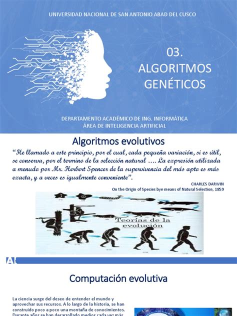 03 Algoritmos Genéticos Descargar Gratis Pdf Algoritmo Genético Evolución