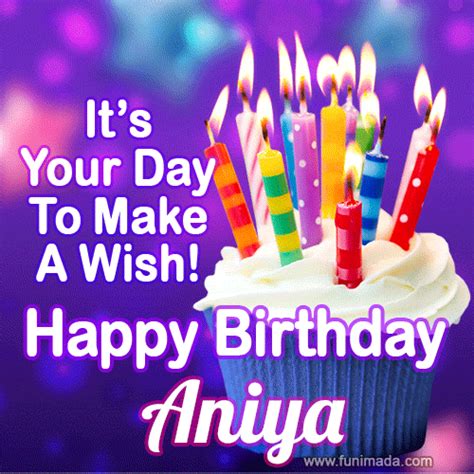 Its Your Day To Make A Wish Happy Birthday Aniya — Download On