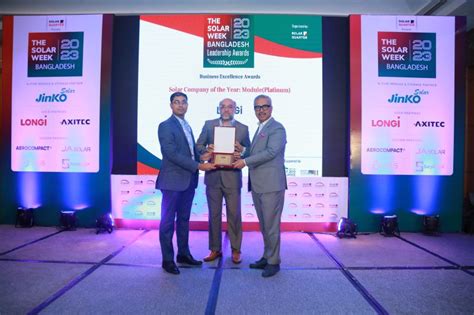 Happy To Share That Longi Solar Awarded Solar Company Of The Year Module Platinum At The