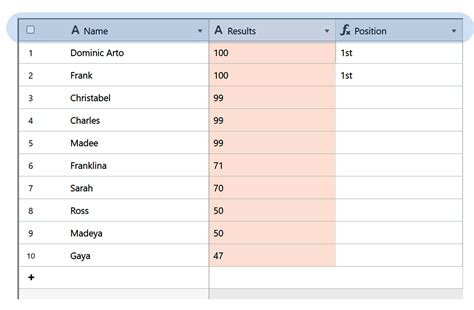 Comparing Records In Different Fields In The Same Table Airtable