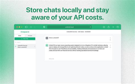 Chatpad Ai Umbrel App Store