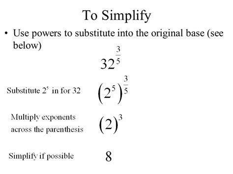 Simplify Fractions With Exponents