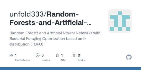 github unfold333 random forests and artificial neural networks with