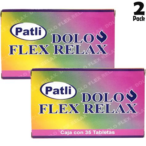 Dolo Flex Relax Patli 2pack Alivio Rapido Contra El Dolor Y La Inflamacion Artofit