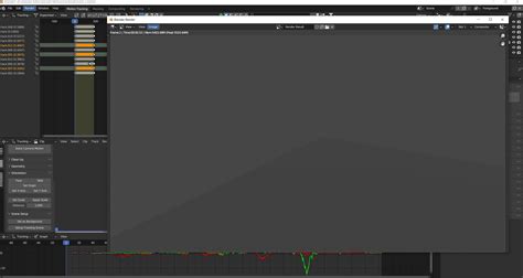 Camera Tracking Render Is Blank After Set As Background And Setup