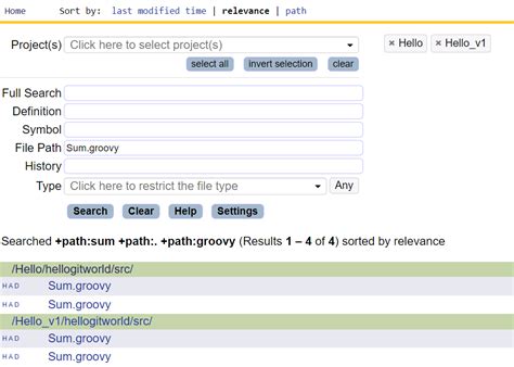 Symbols Comes Twice In Opengrok With Project Configuration