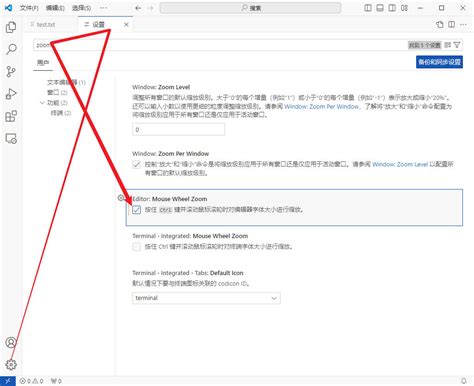 Vscode设置ctrl滚轮 Hexo