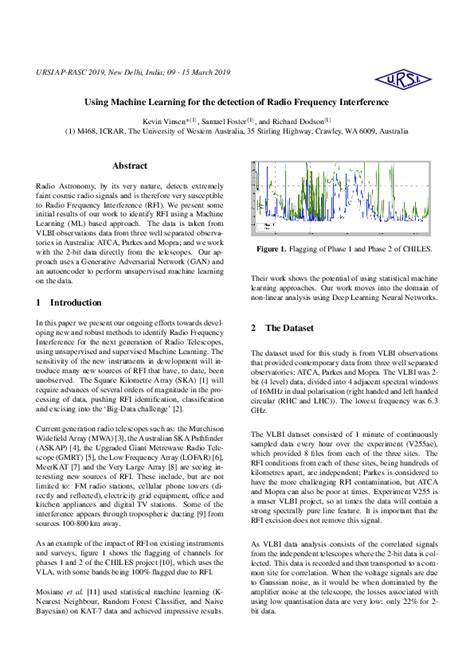 Pdf Using Machine Learning For The Detection Of Radio Frequency