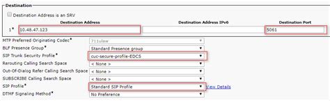 Configuration Example For Secure Sip Integration Between Cucm And Cuc Based On Next Generation