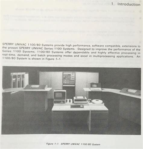 Sperry Univac Computer Systems 1100 80 Systems Hardware Manual 1832859171