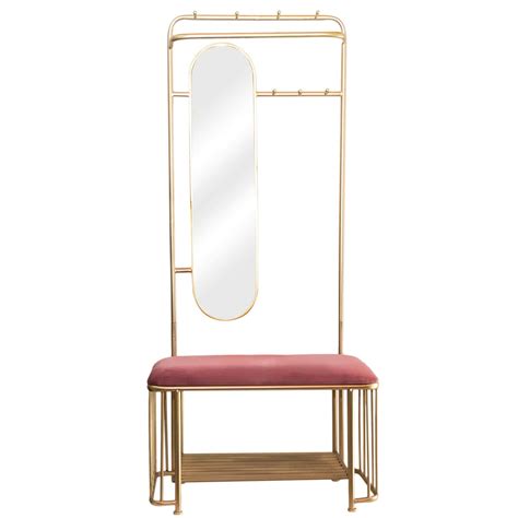 Портманто с пейка и огледало Tonys Decor