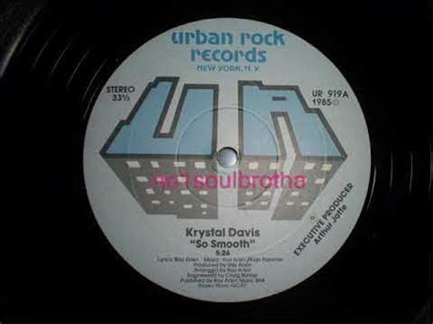 Krystal Davis So Smooth 80s Boogie Soul Youtube