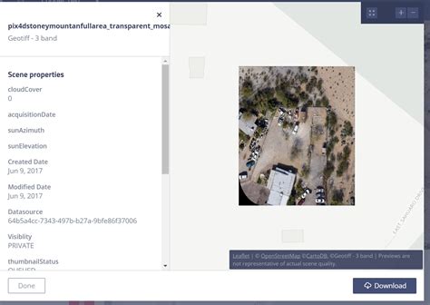 Footprints And Thumbnails Distorted · Issue 1963 · Raster Foundry