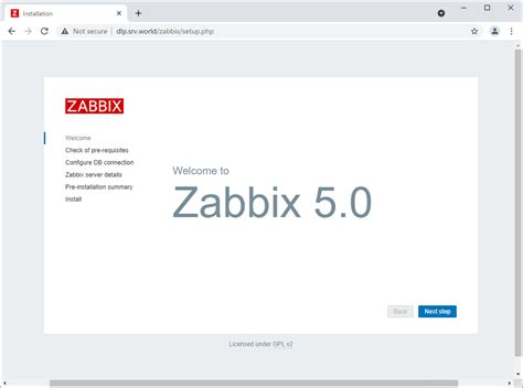 Debian 11 Bullseye Zabbix 50 Initial Setup Server World