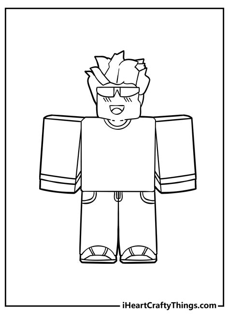 Roblox Characters Coloring Pages