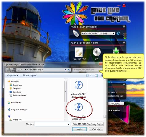 Explicado como para niños Crea tu USB live con Linux live USB Creator
