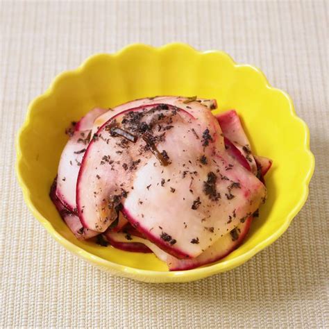 赤カブと塩昆布の浅漬け 作り方・レシピ クラシル