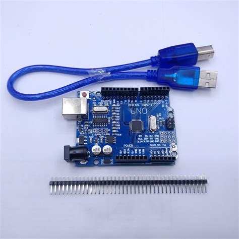 Arduino Uno R3 Smd Development Board Chinese Version Atmega328 แบบ ชิพ ฝัง ตัว พร้อม สาย Usb