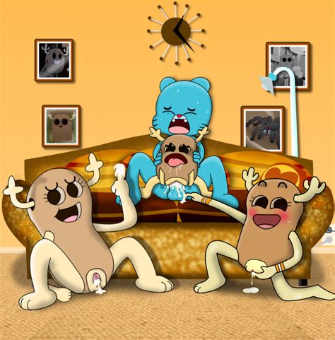 Rule 34 Gumball Watterson Judith Fitzgerald Male Overflow Penny Fitzgerald Polly Fitzgerald