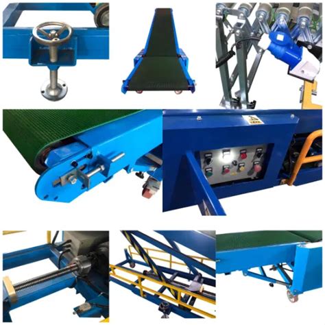 Telescopic Conveyor Belt Hydraulic For Loading And Unloading Container Loading And Unloading