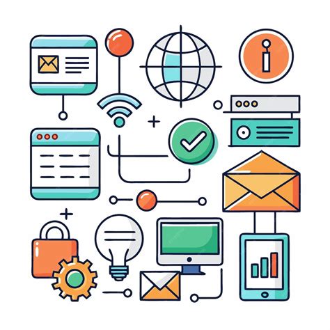 Illustration Of A Network Of Interconnected Technology And