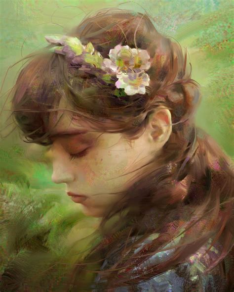 Пазл девочка с цветами разгадать онлайн из раздела Вертикальные бесплатно