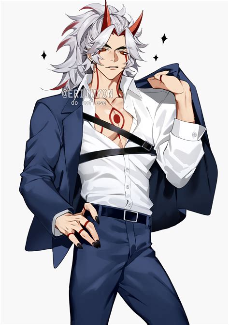 Arataki Itto Genshin Impact Drawn By Eriimyon Danbooru