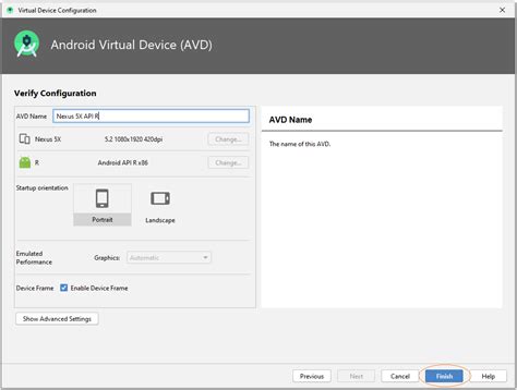 Configure Android Emulator In Android Studio
