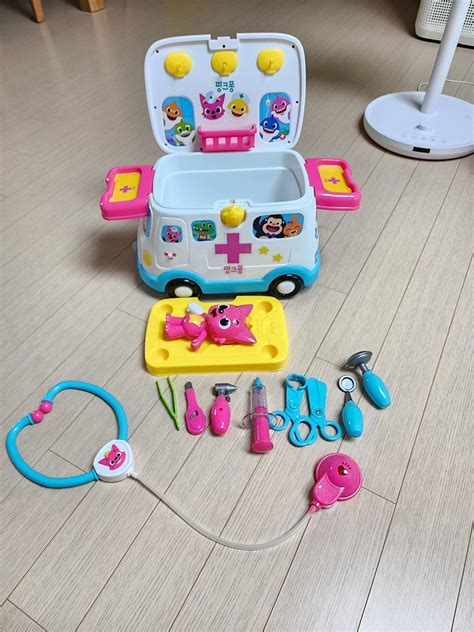 핑크퐁 병원놀이 장난감 출산 육아용품 중고나라
