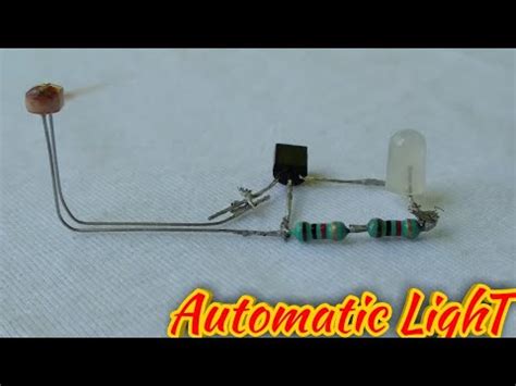 How To Make Automatic Night Lamp Using LDR YouTube