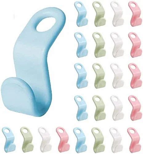 Plastic Multicolor Extendable Hooks Hanger For Clothes Connector Hooks For Hanger At Rs 4piece