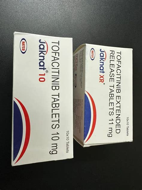 Jaknat Xr Tofacitinib 11mg Tablet At ₹ 900 Stripe Rheumatoid Arthritis Drugs In Nagpur Id