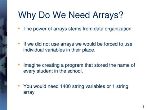 Ppt Arrays Powerpoint Presentation Free Download Id5778329