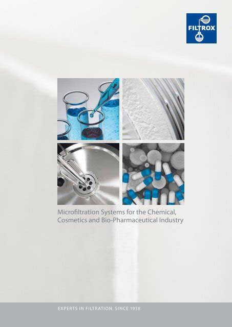Microfiltration Systems For The Chemical Cosmetics And Filtrox Ag