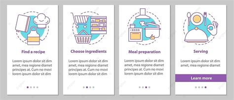 Linear Concepts Catering Onboarding Mobile App Page Screen Vector Task Choose App Png And