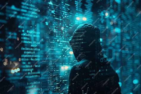 Premium Photo A Person Is Standing In Front Of A Computer Screen With