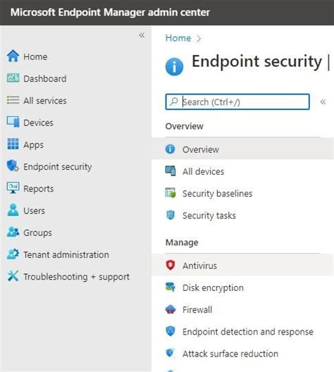 How To Use Microsoft Defender For Endpoint Antivirus Security With Intune