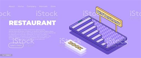 패스트 푸드 요리는 스마트 폰 상점 앞에 배치됩니다 그리고 음식 배달 및 온라인 쇼핑 개념 디자인 광고용 오라그네 배경에 Vector3d를 위해 떠다니는 음식 상자가