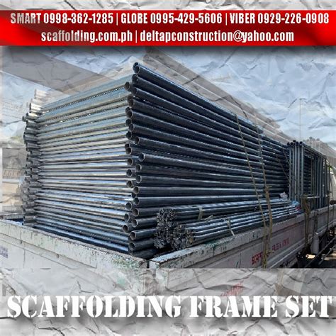 Scaffolding Frame Set Commercial And Industrial Construction And Building Materials On Carousell