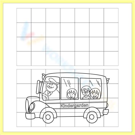 Bus Grid Drawing Worksheet