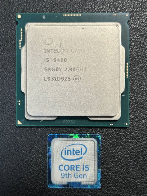 Yahoo オークション 4 Intel Cpu 第9世代 Core I5 9400 Srg0y 2 90g