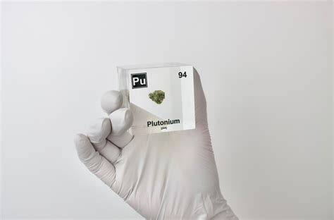 Plutonium Element Cube Trinitite Sample Engineered Labs Plutonium Element Cube Trinitite Sample Engineered Labs