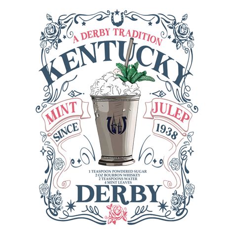 Kentucky Derby Mint Juleps Since 1938 Png Inspire Uplift