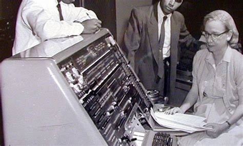 Grace Hopper The Great Gives A Solid Side Eye To A Univac In This Blast