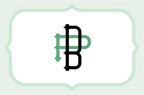 Initial Alphabet Monogram Logo BP Graphic By PakdheAcong Creative Fabrica