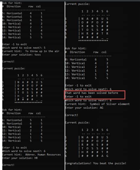 Solved Puzzle Solverc Programming Language You Are Going