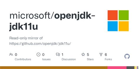 Github Microsoftopenjdk Jdk11u Read Only Mirror Of Jdk Updates