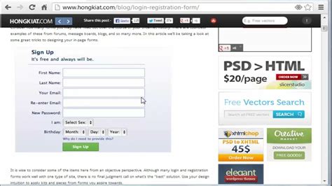 Html5 Css3 Lesson 22 Forms Youtube