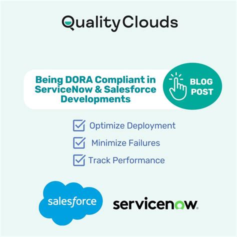 Quality Clouds On Linkedin Doracompliance Devops Servicenow Salesforce Platformgovernance